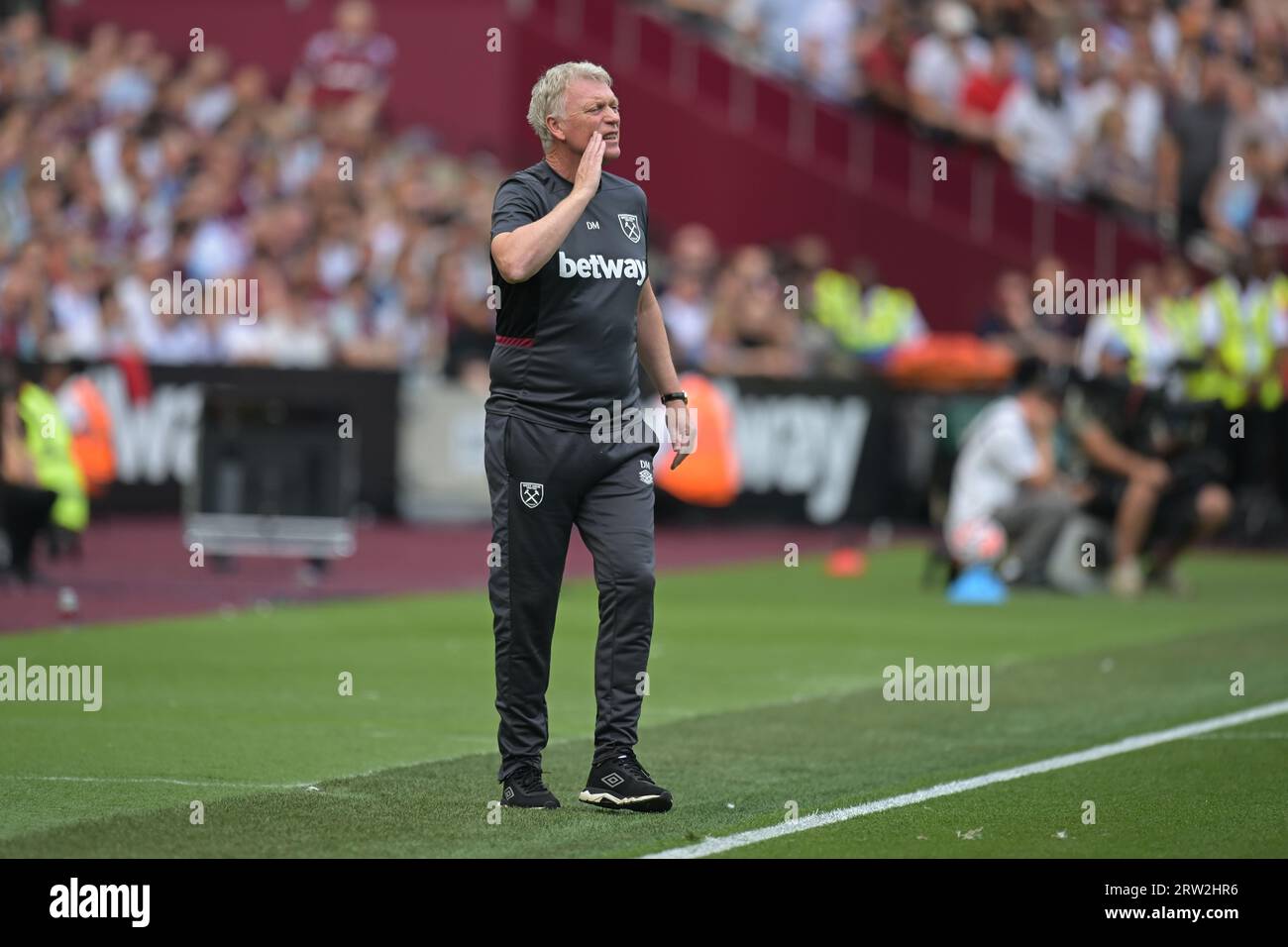 London, UK. 16th Sep, 2023. David Moyes Manager of West Ham Utd during ...