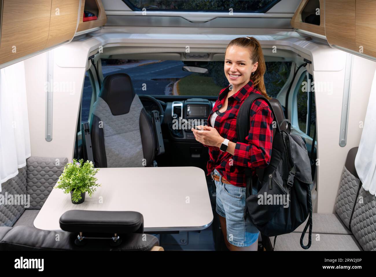 Modern camper van hi-res stock photography and images - Alamy