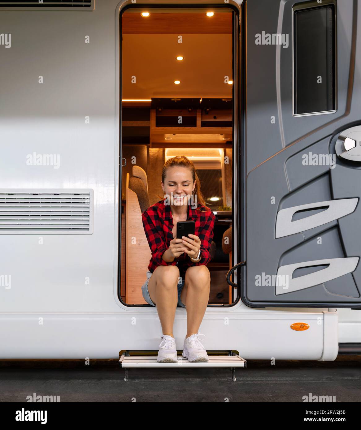 Modern camper van hi-res stock photography and images - Alamy