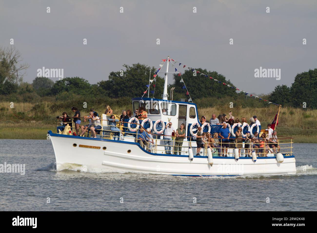 Maldon Regatta 2023. Viking Saga pleasure boat carrying passengers ...