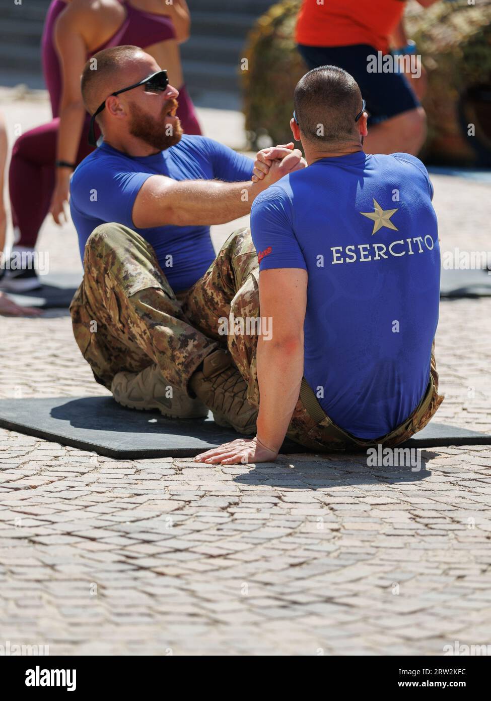 Military Training: Fitness Workout and Activities Stock Photo - Alamy