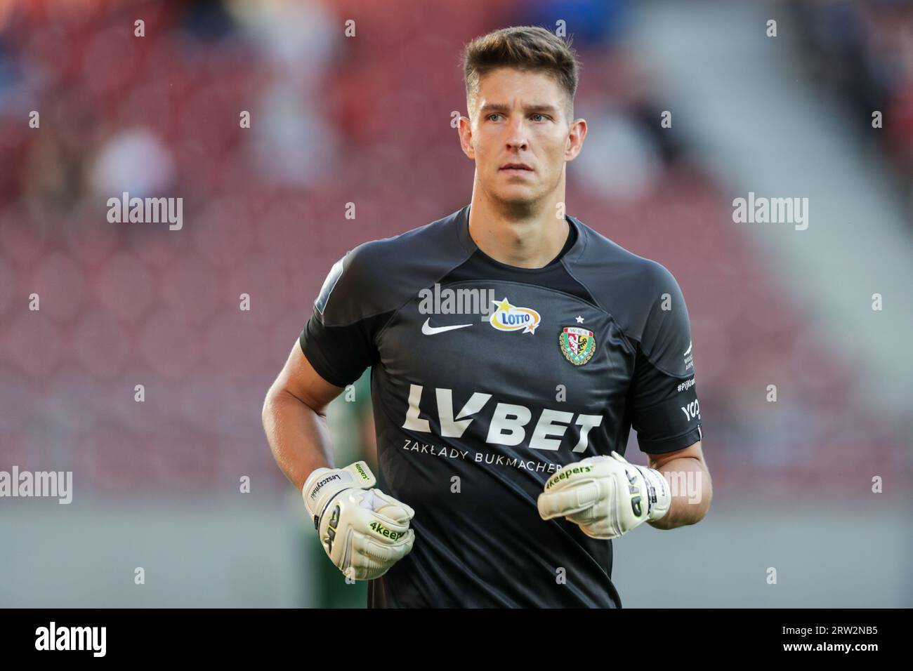 Rafal Leszczynski of Slask Wroclaw seen during the Polish PKO ...