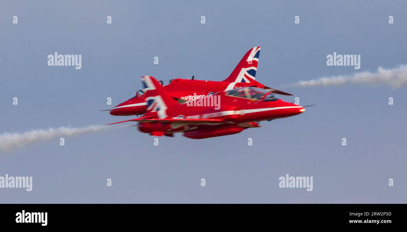 Duxford, Cambridgeshire, UK. 16th Sep 2023. The RAF Aerobatic Team, the ...
