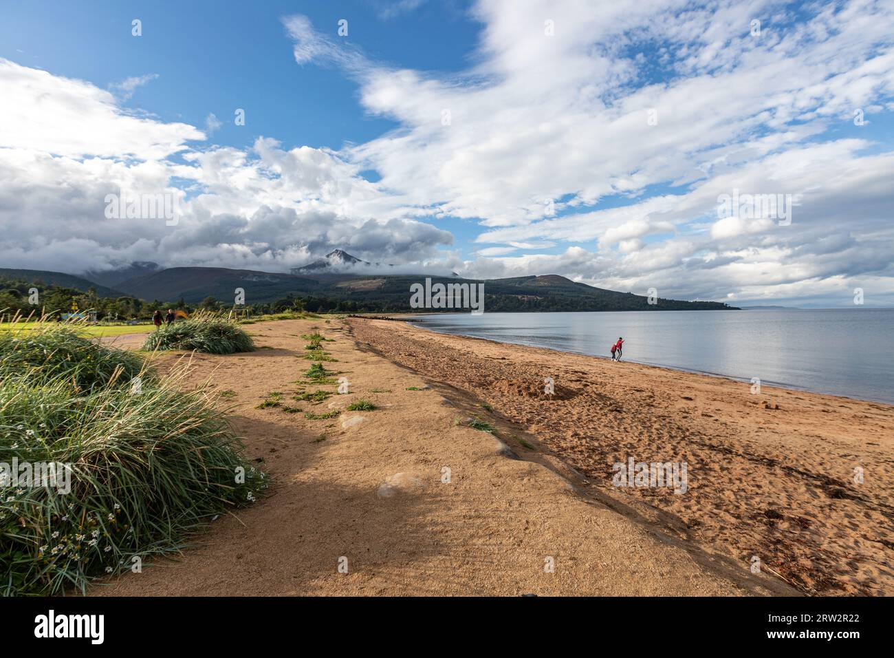 Beach in Brodick, Isle Of Arran, Firth of Clyde, Scotland, UK Stock ...