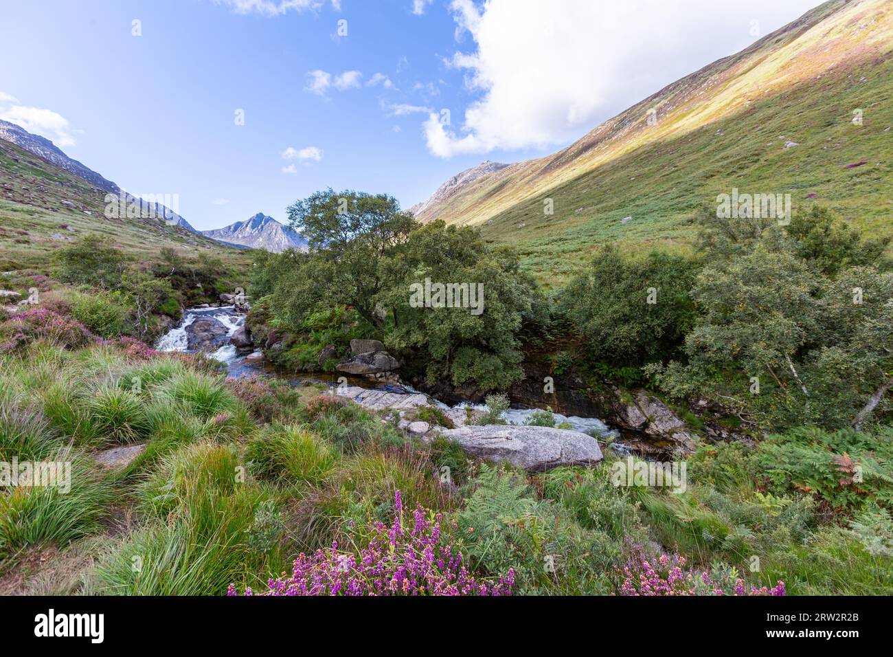 Glenrosa waters, Glen Rosa, Goat Fell, Isle of Arran, Firth of Clyde ...