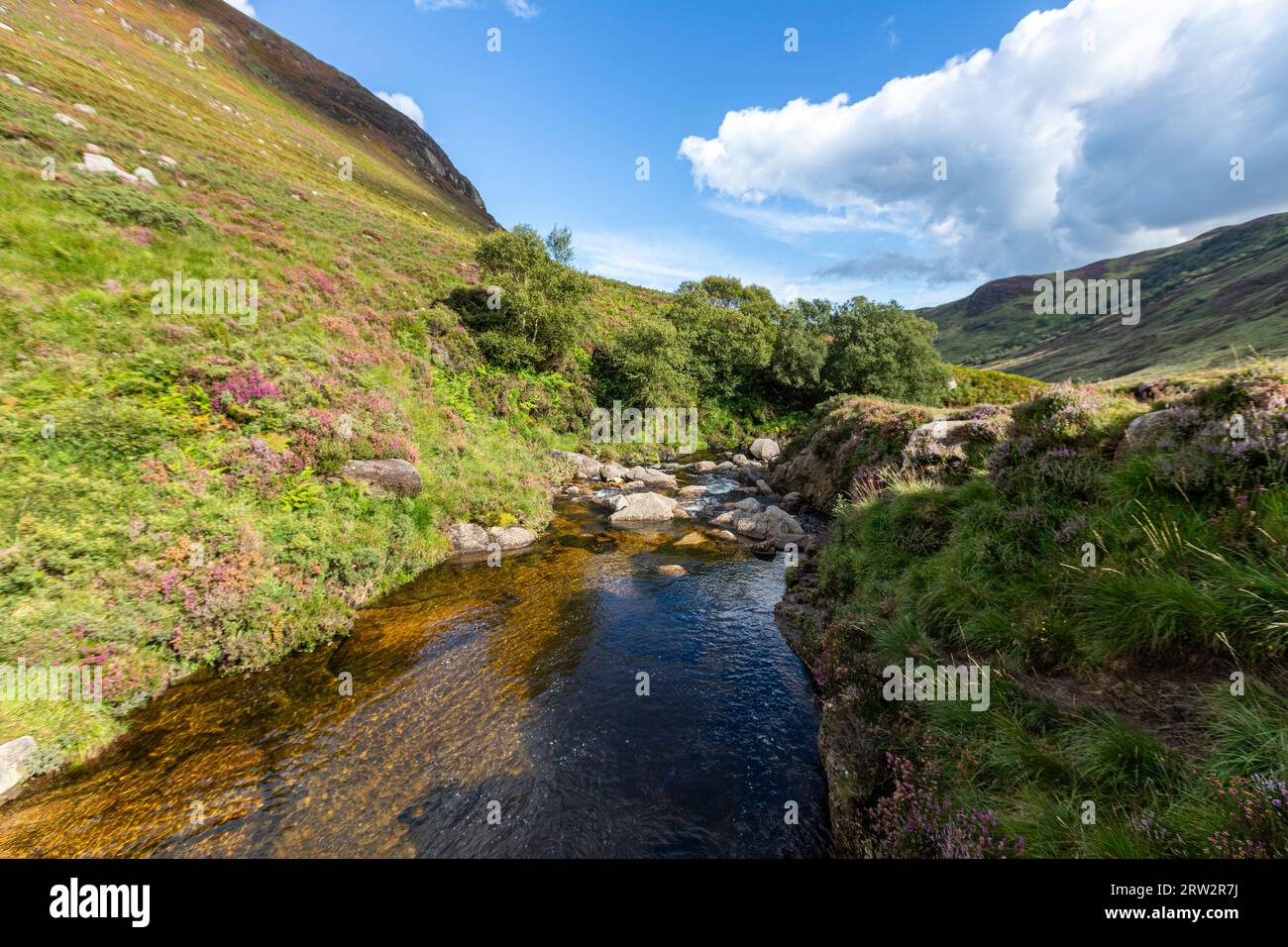 Glenrosa waters, Glen Rosa, Goat Fell, Isle of Arran, Firth of Clyde ...