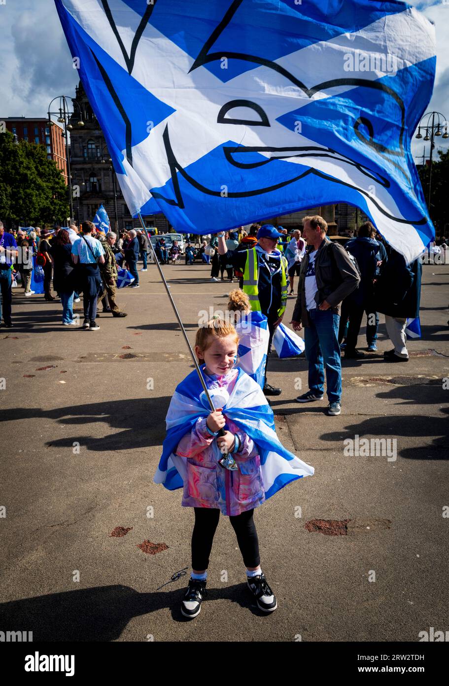 Glasgow: 16th September 2023 HOPE OVER FEAR independence rally at ...