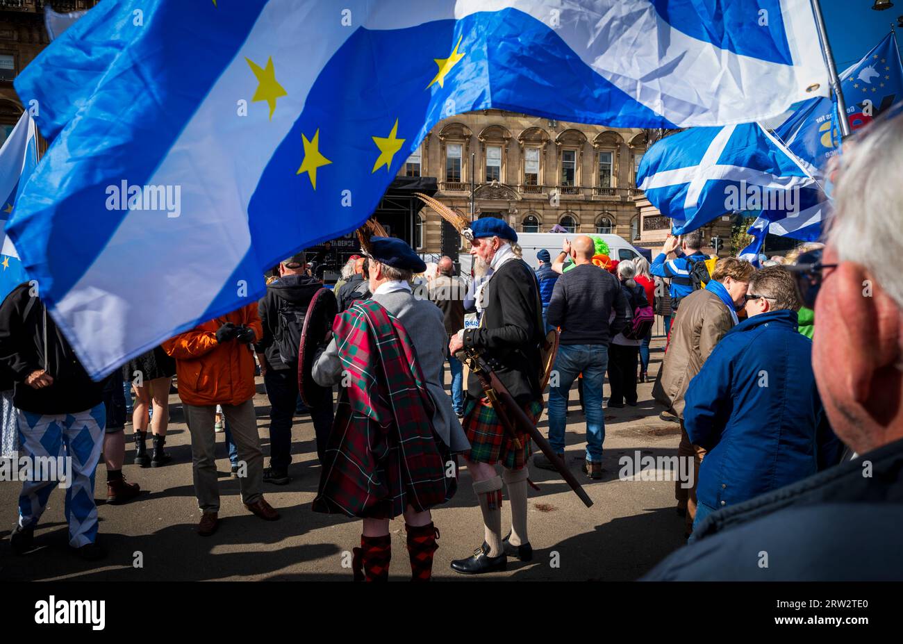 Glasgow: 16th September 2023 HOPE OVER FEAR independence rally at ...