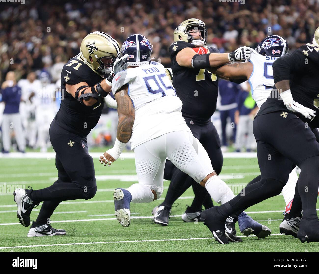 New Orleans, USA. 10th Sep, 2023. Both New Orleans Saints offensive ...