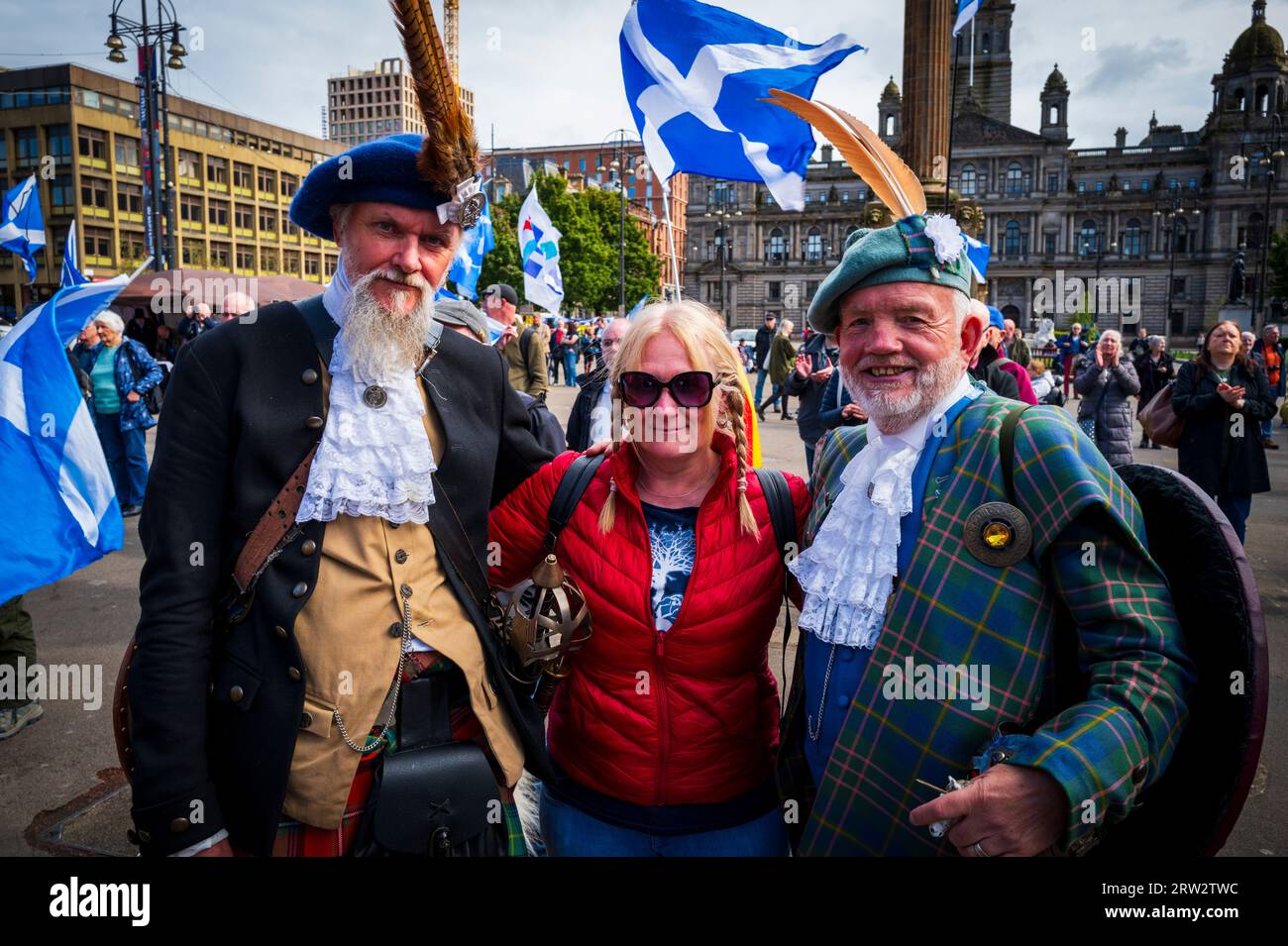 Glasgow: 16th September 2023 HOPE OVER FEAR independence rally at ...