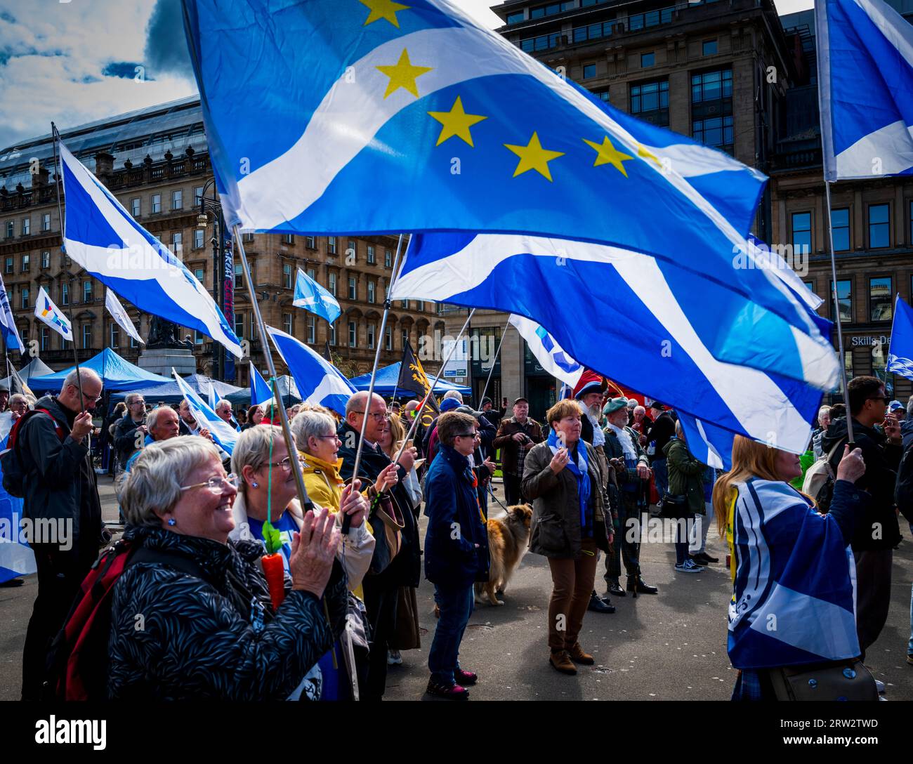 Glasgow: 16th September 2023 HOPE OVER FEAR independence rally at ...