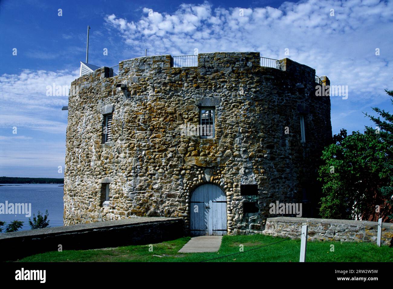 Fort William Henry, Colonial Pemaquid State Historic Site, Maine Stock ...