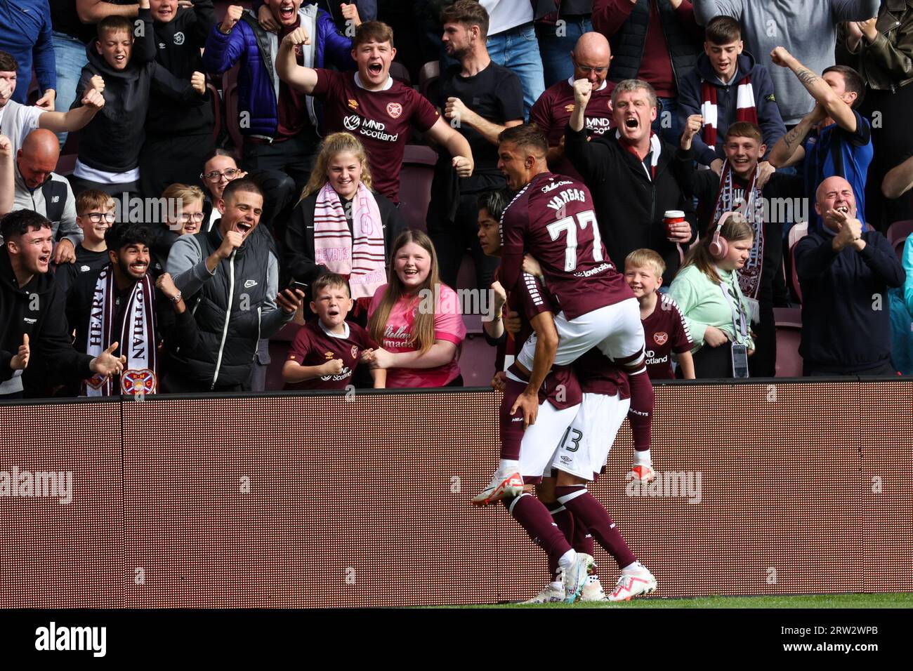 Edinburgh, UK. 16th Sep, 2023. Edinburgh. Scotland. Tynecastle Park 16 ...