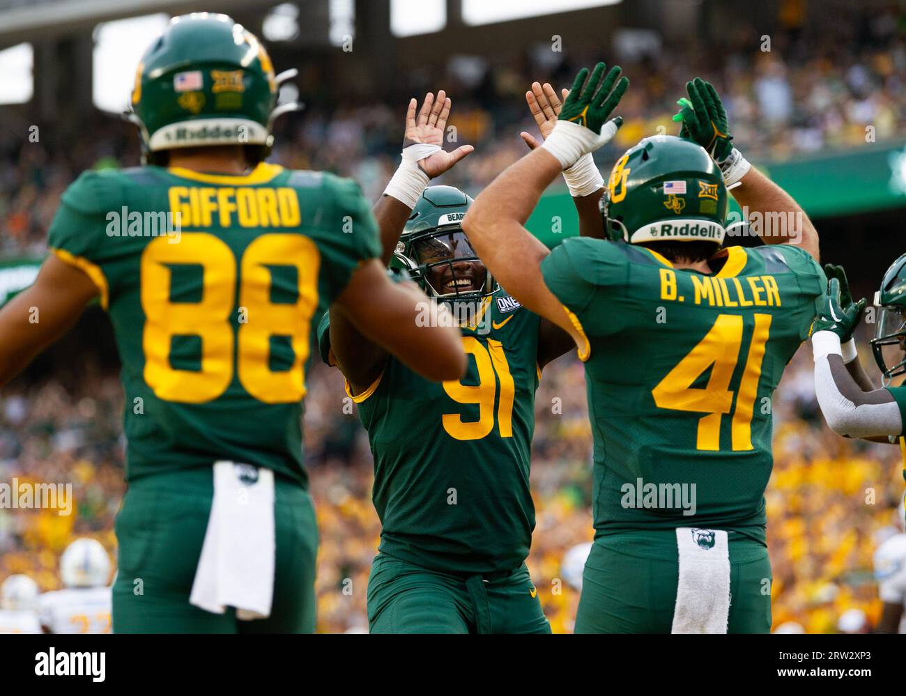Waco, USA. 16th Sep, 2023. September 16 2023: Baylor Bears defensive ...