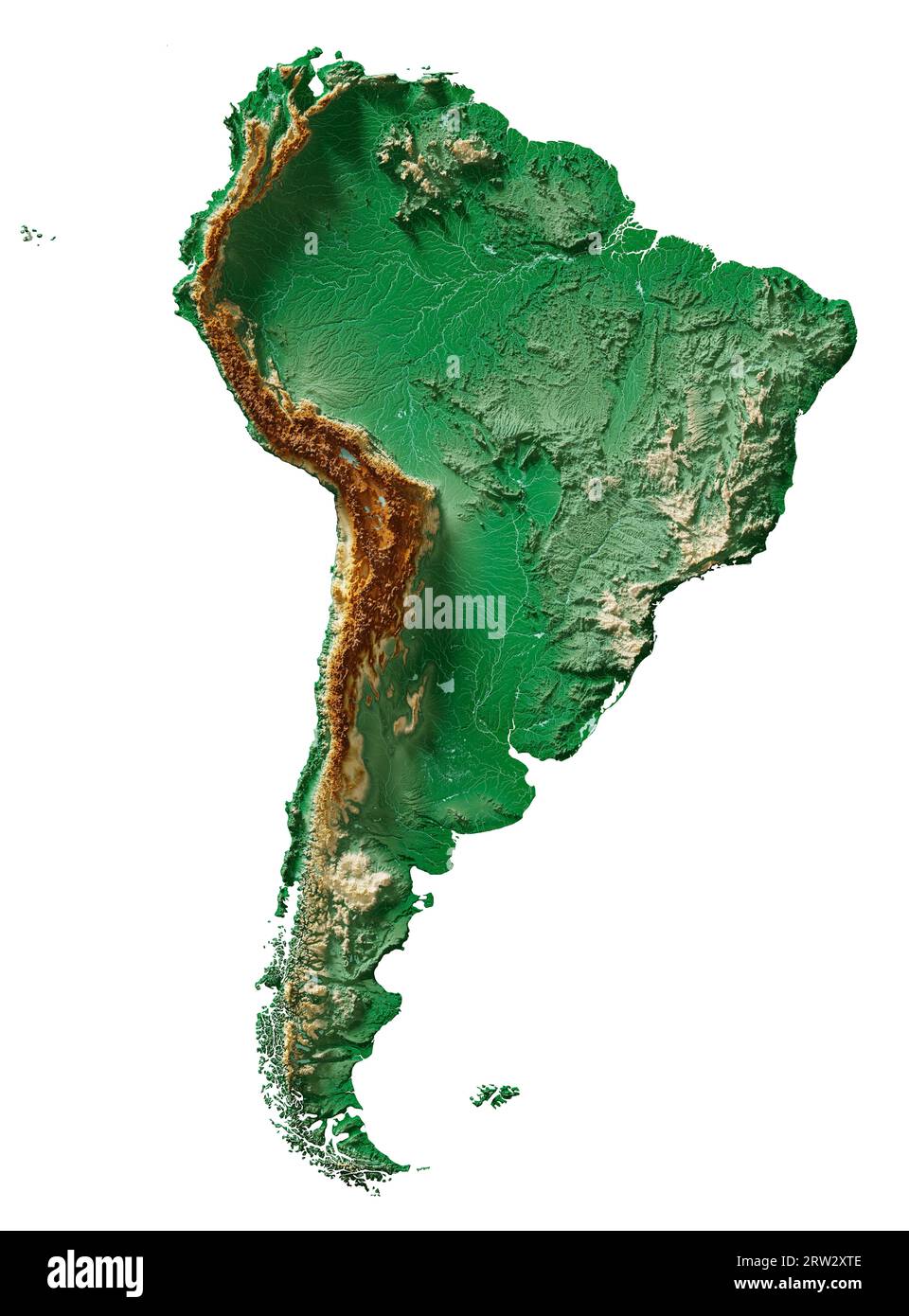 South America Rivers And Lakes