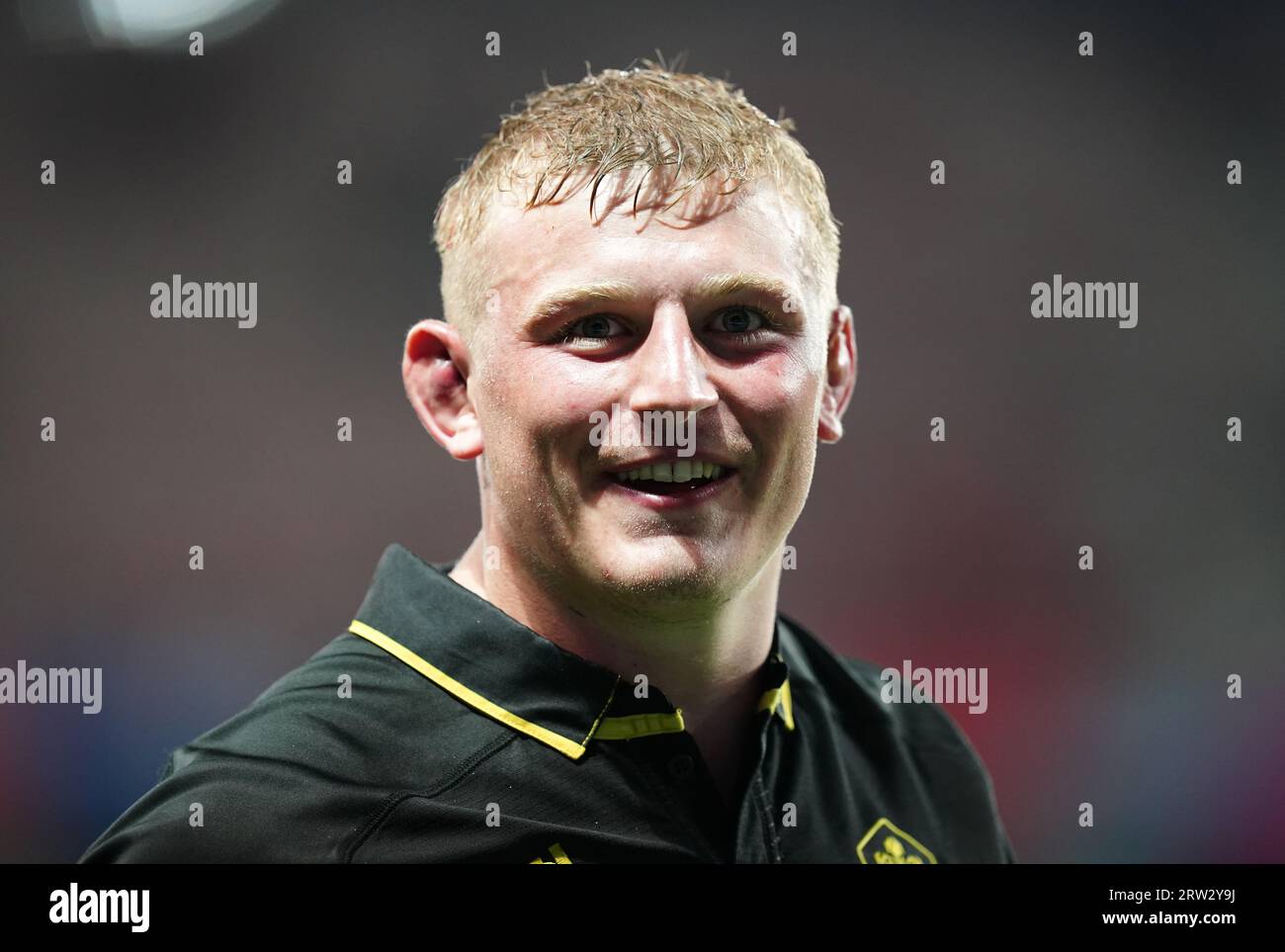 Wales' Jac Morgan celebrates following the Rugby World Cup 2023, Pool C ...