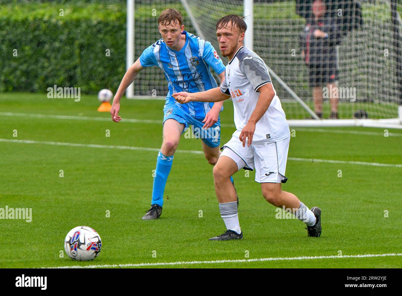 Swansea, Wales. 16 September 2023. Rohan Davies of Swansea City in ...