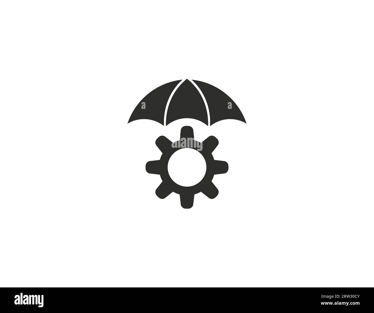 Risk management, warning icon. Vector illustration Stock Vector Image ...