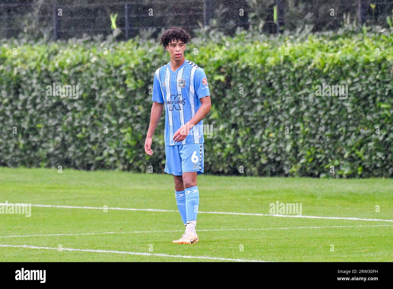 Swansea, Wales. 16 September 2023. Caleb McBride of Coventry City ...