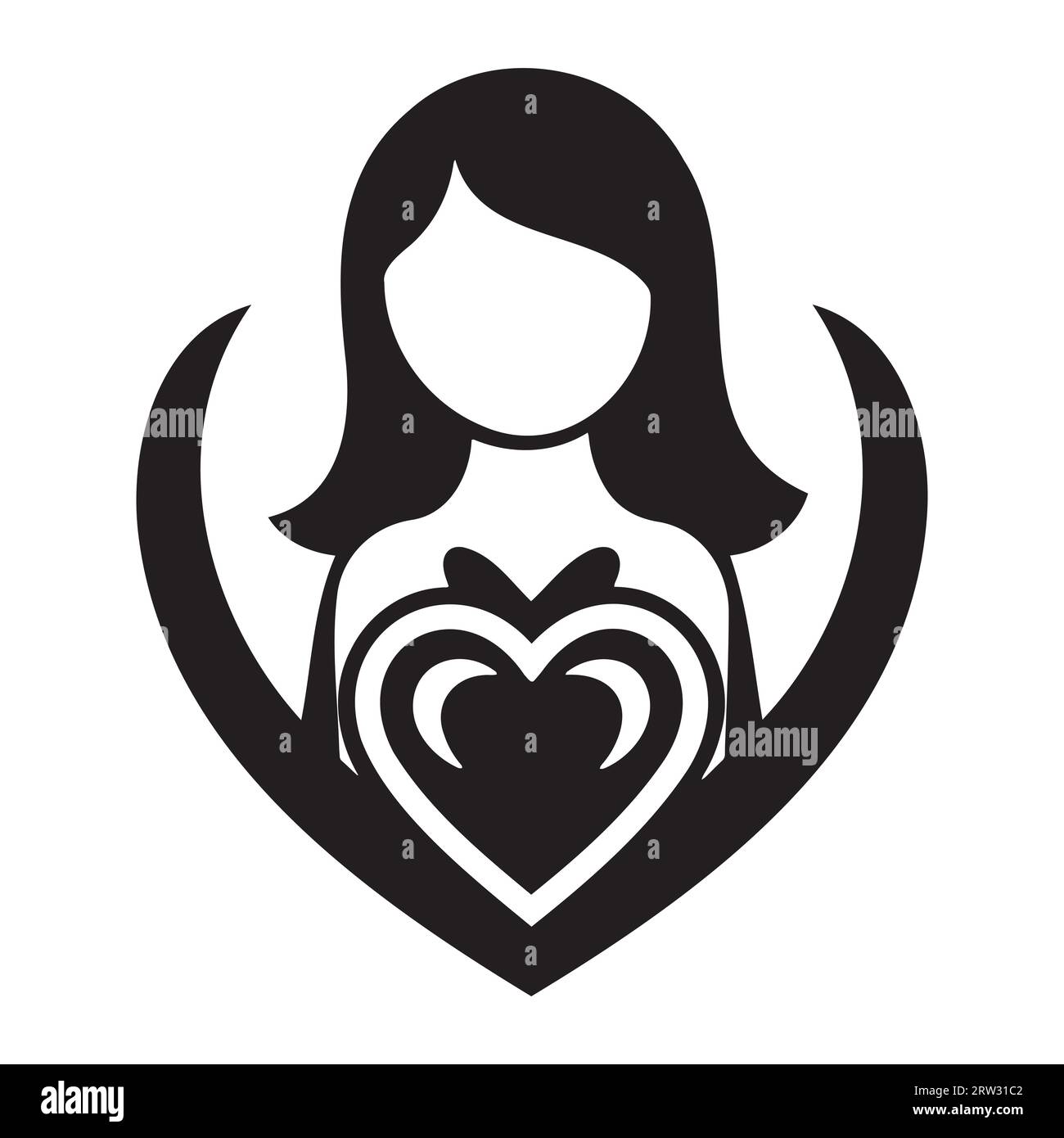 Symbol of love for Valentine s Day, prints on T-shirts and textiles ...