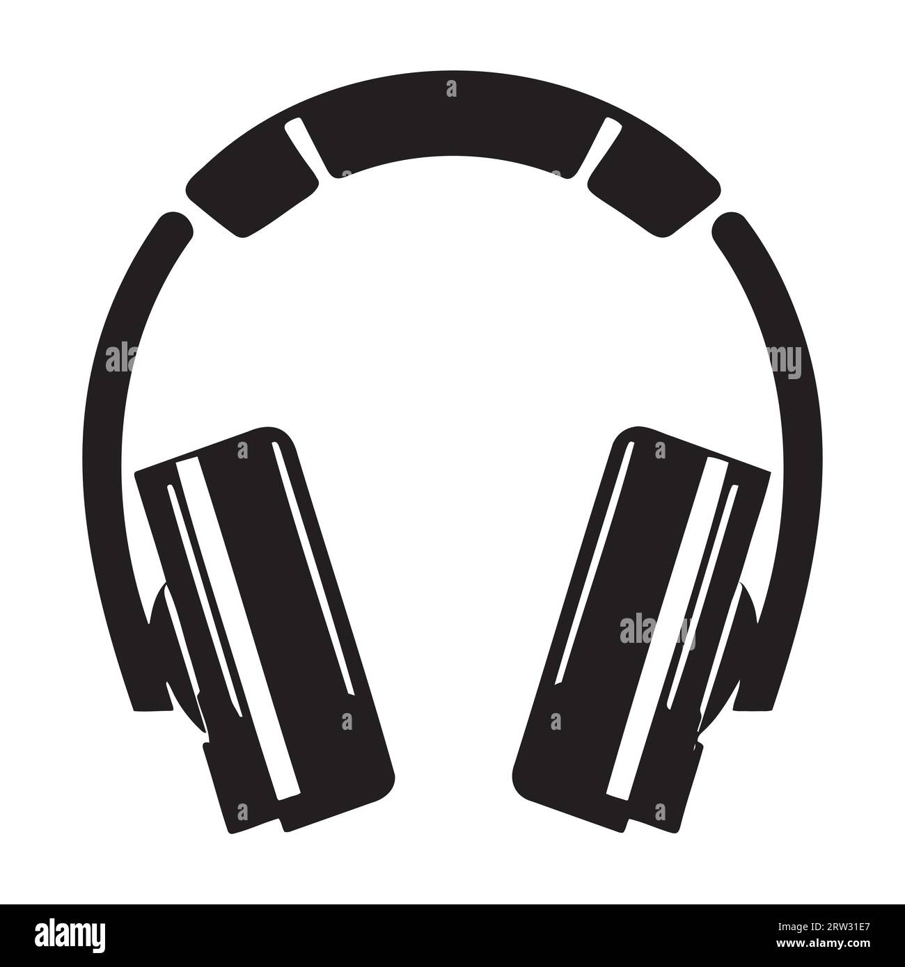 Headphone mobile Black and White Stock Photos & Images - Alamy