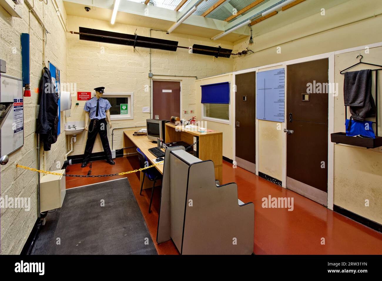 Peterhead Prison Museum Aberdeenshire Scotland interior the booking in ...