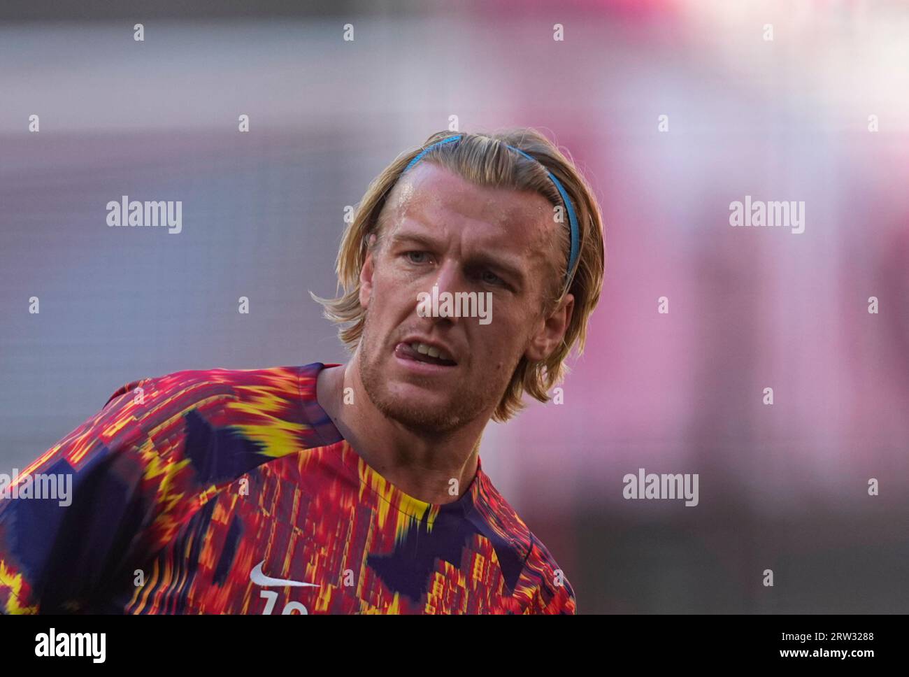 Red Bull Arena, Leipzig, Germany. 16th Sep, 2023. Emil Forsberg (RB ...
