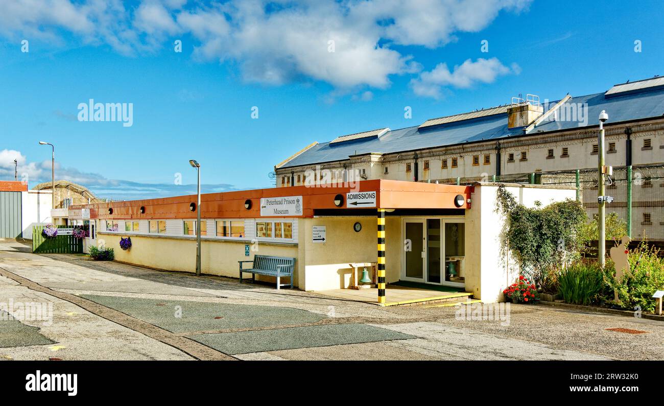 Peterhead Prison Museum Aberdeenshire Scotland the Admissions building ...
