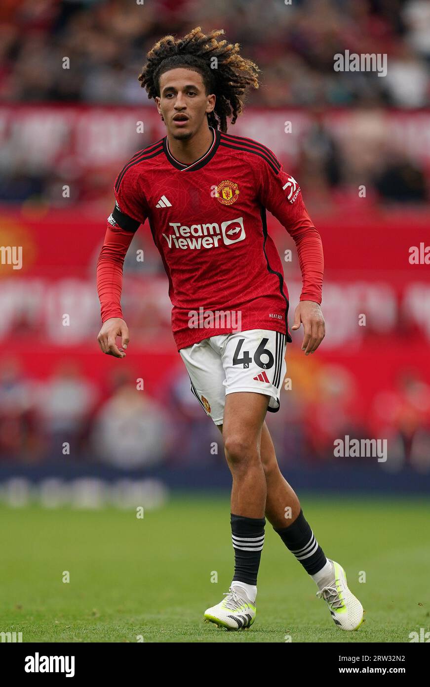 Manchester United's Hannibal Mejbri during the Premier League match at ...