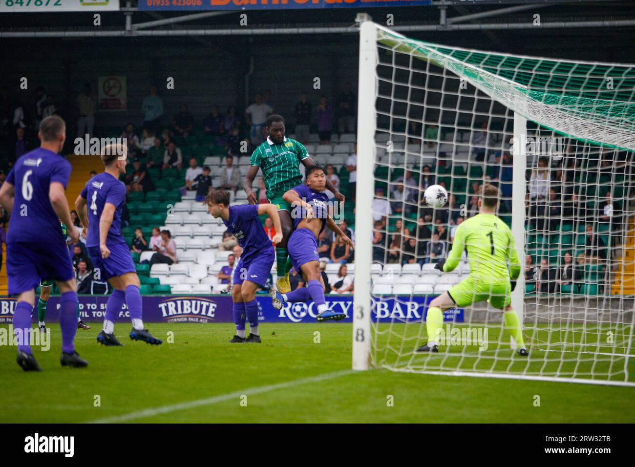 Frank Nouble of Yeovil Town during the Emirates FA Cup Second ...