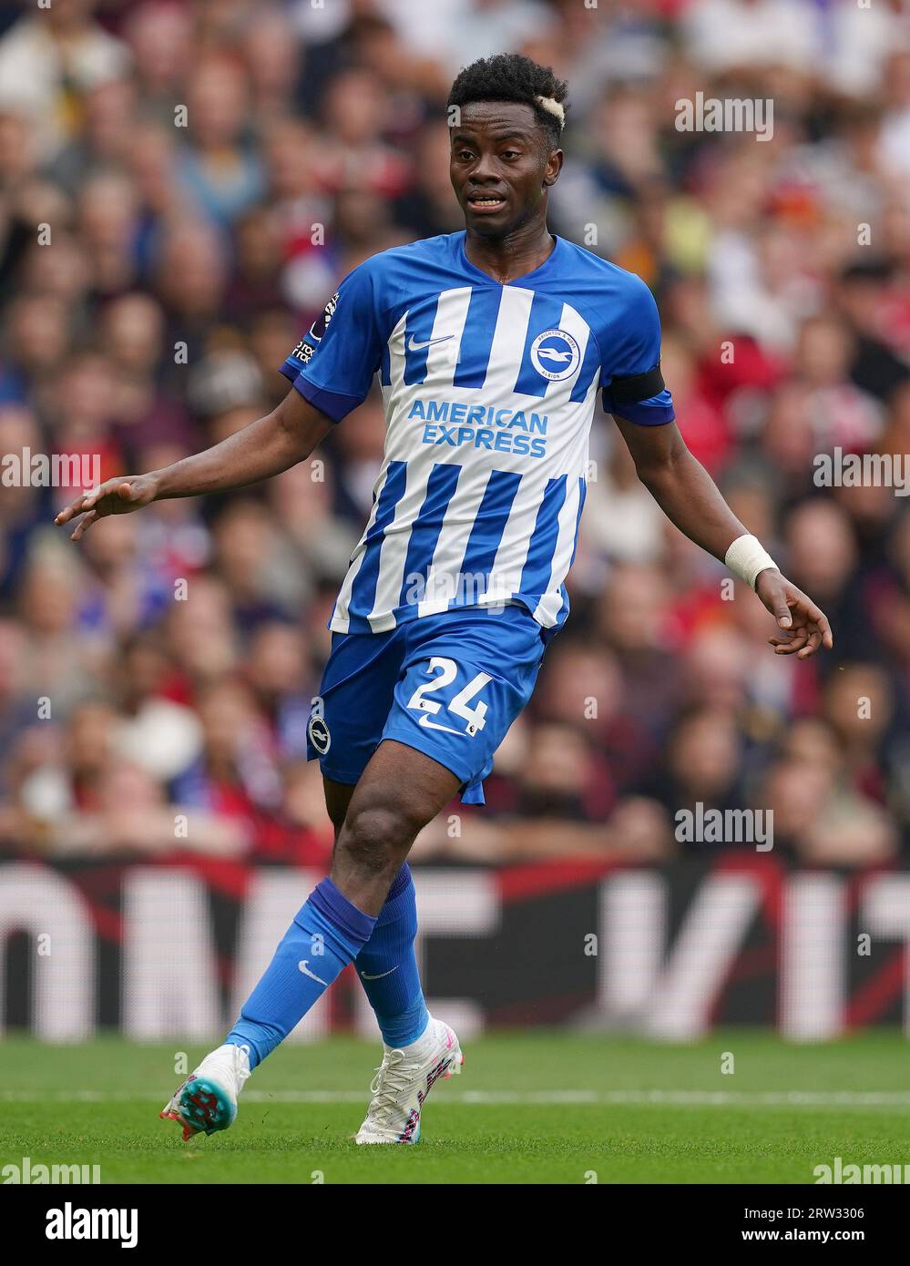Brighton and Hove Albion's Simon Adingra during the Premier League ...