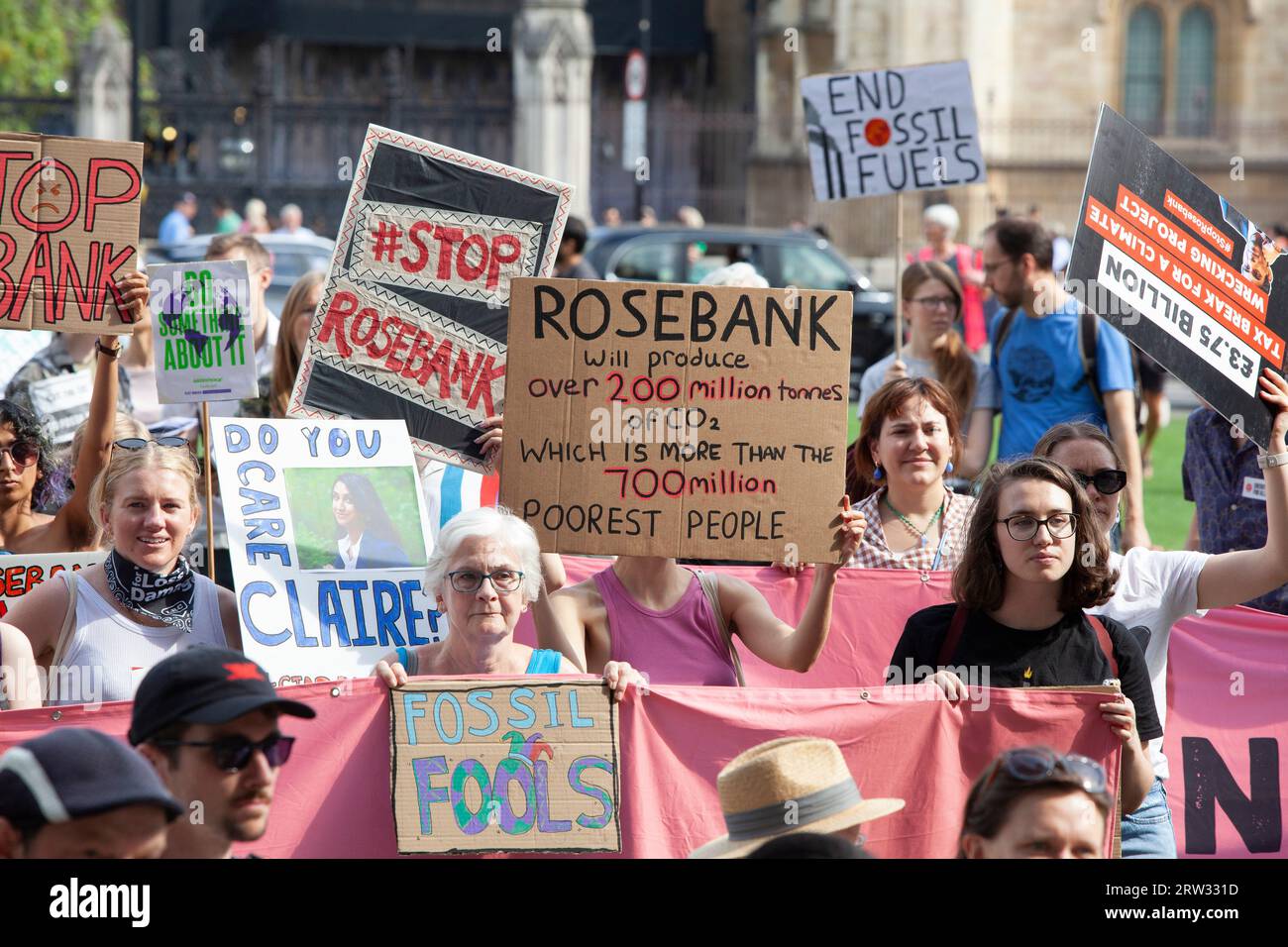 London, UK. 16th Sep, 2023. Extinction Rebellion in Parliament Square ...
