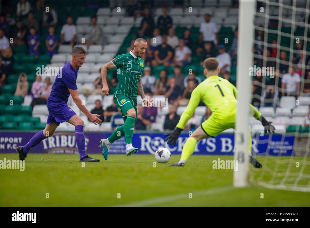 Jake Hyde of Yeovil Town during the Emirates FA Cup Second qualifying ...