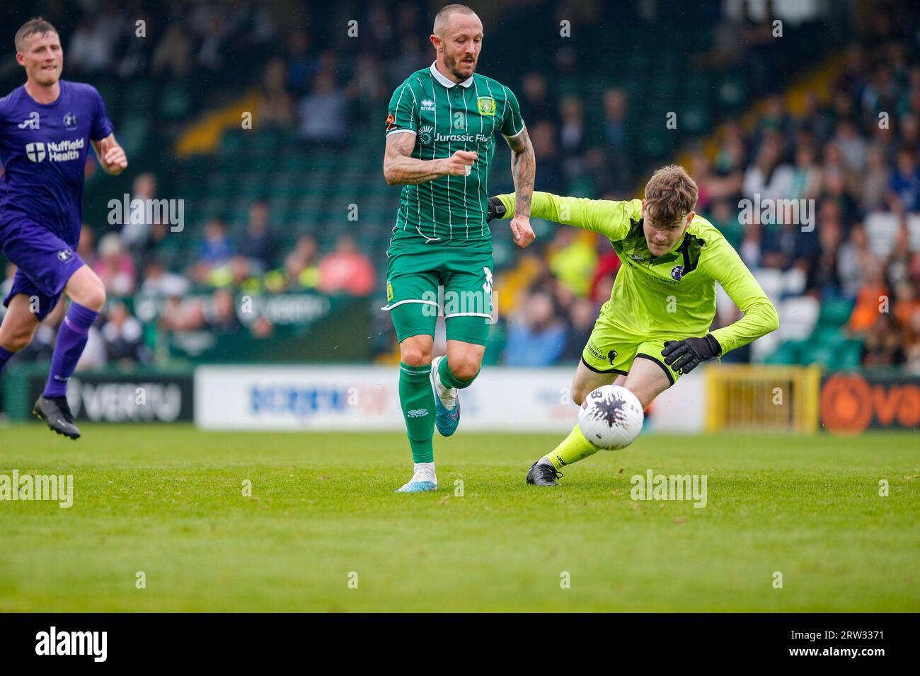 Callum lee of afc stoneham during the emirates fa hi-res stock ...