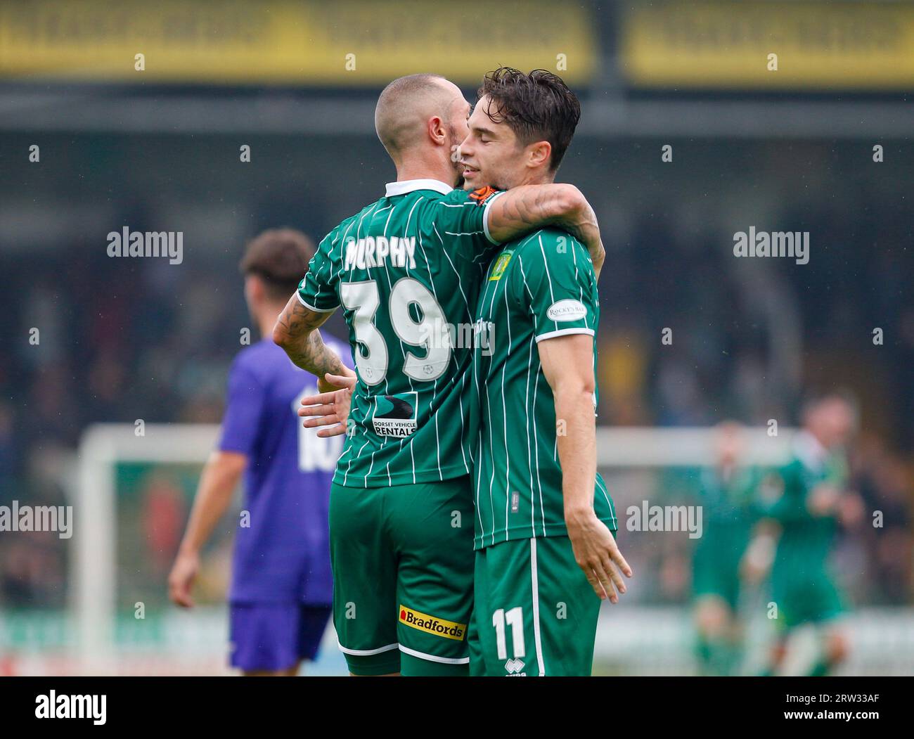 Rhys Murphy and Jordan Young of Yeovil Town during the Emirates FA Cup ...