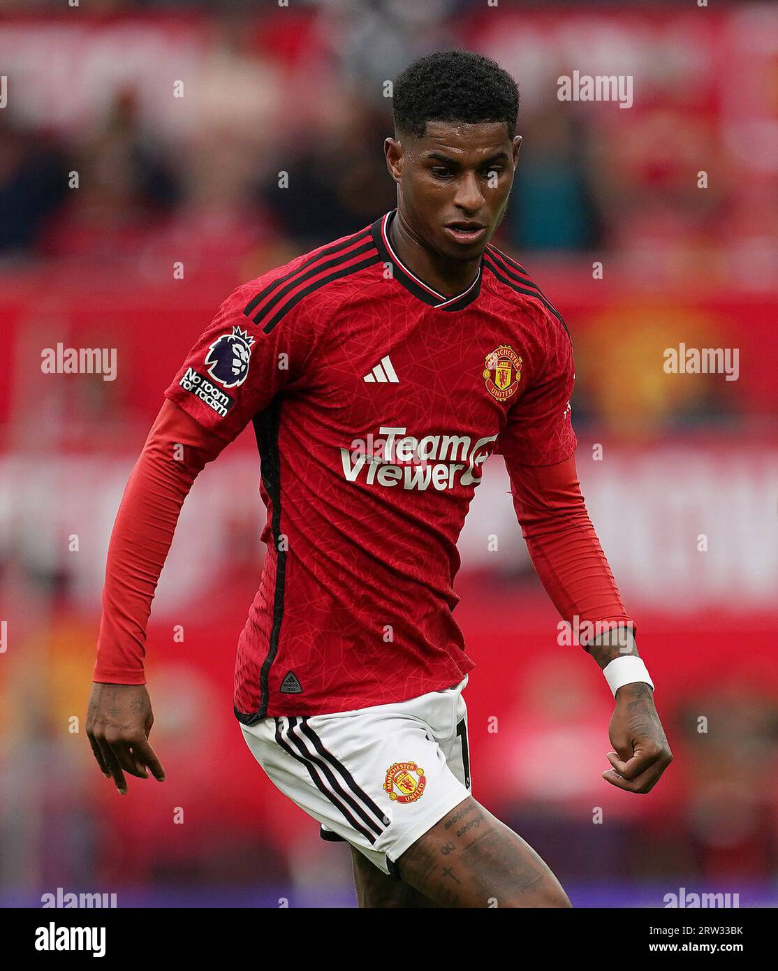 Manchester United's Marcus Rashford during the Premier League match at ...