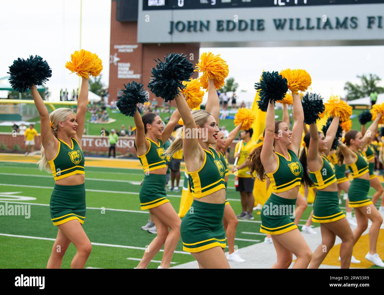 Waco, Texas, USA. 16th Sep, 2023. Baylor Bears cheerleaders before the ...