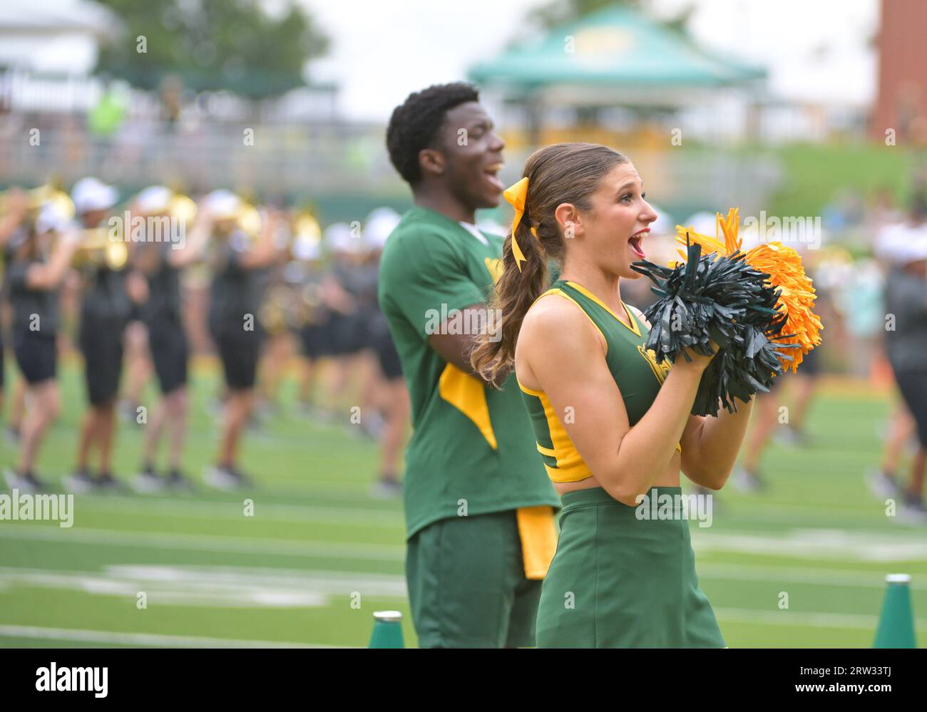 Waco, Texas, USA. 16th Sep, 2023. Baylor Bears cheerleader before the ...
