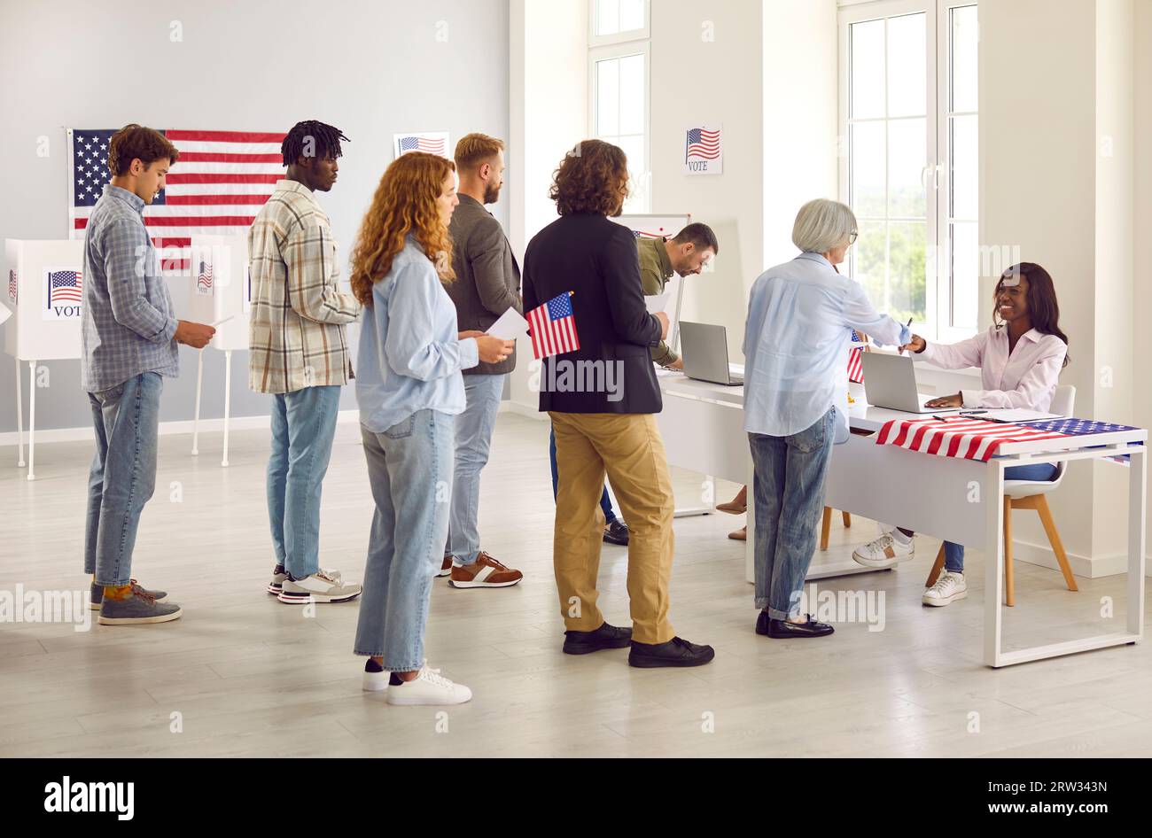 Diverse electorate hi-res stock photography and images - Alamy
