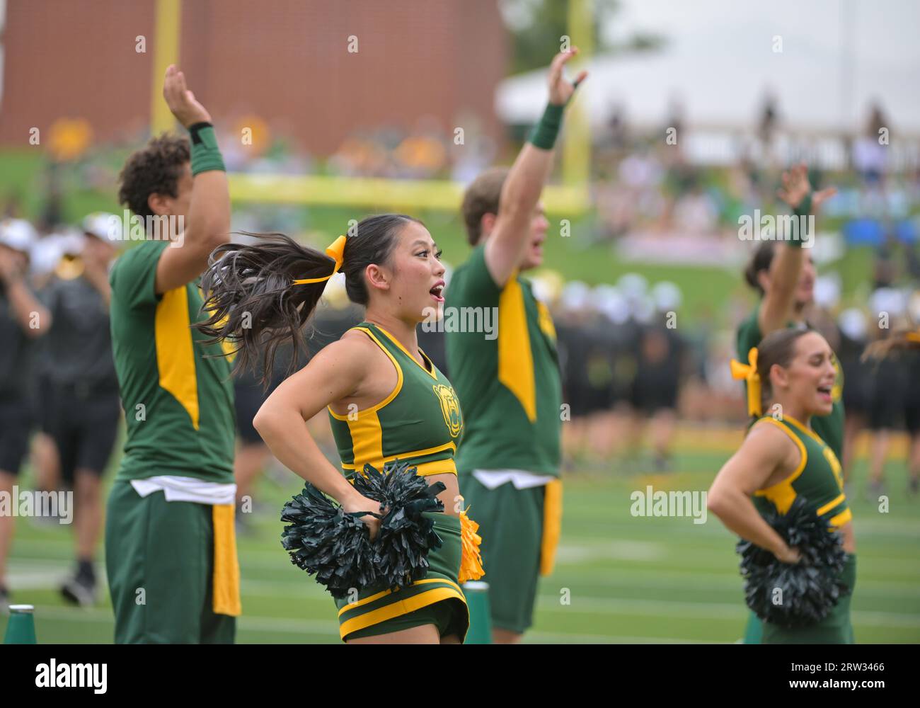 Waco, Texas, USA. 16th Sep, 2023. Baylor Bears cheerleader before the ...