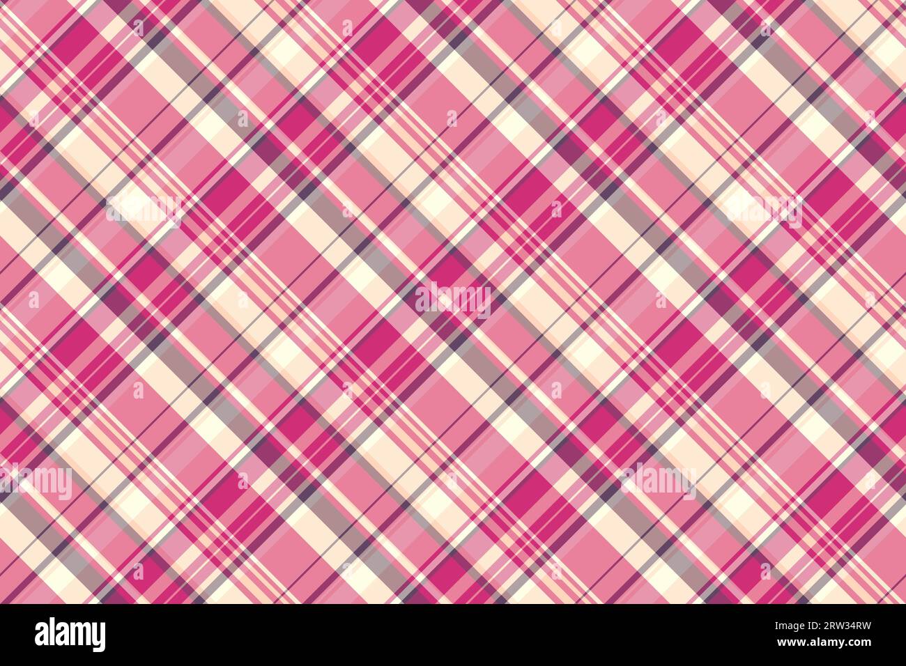 Check pattern fabric of textile seamless texture with a plaid vector ...