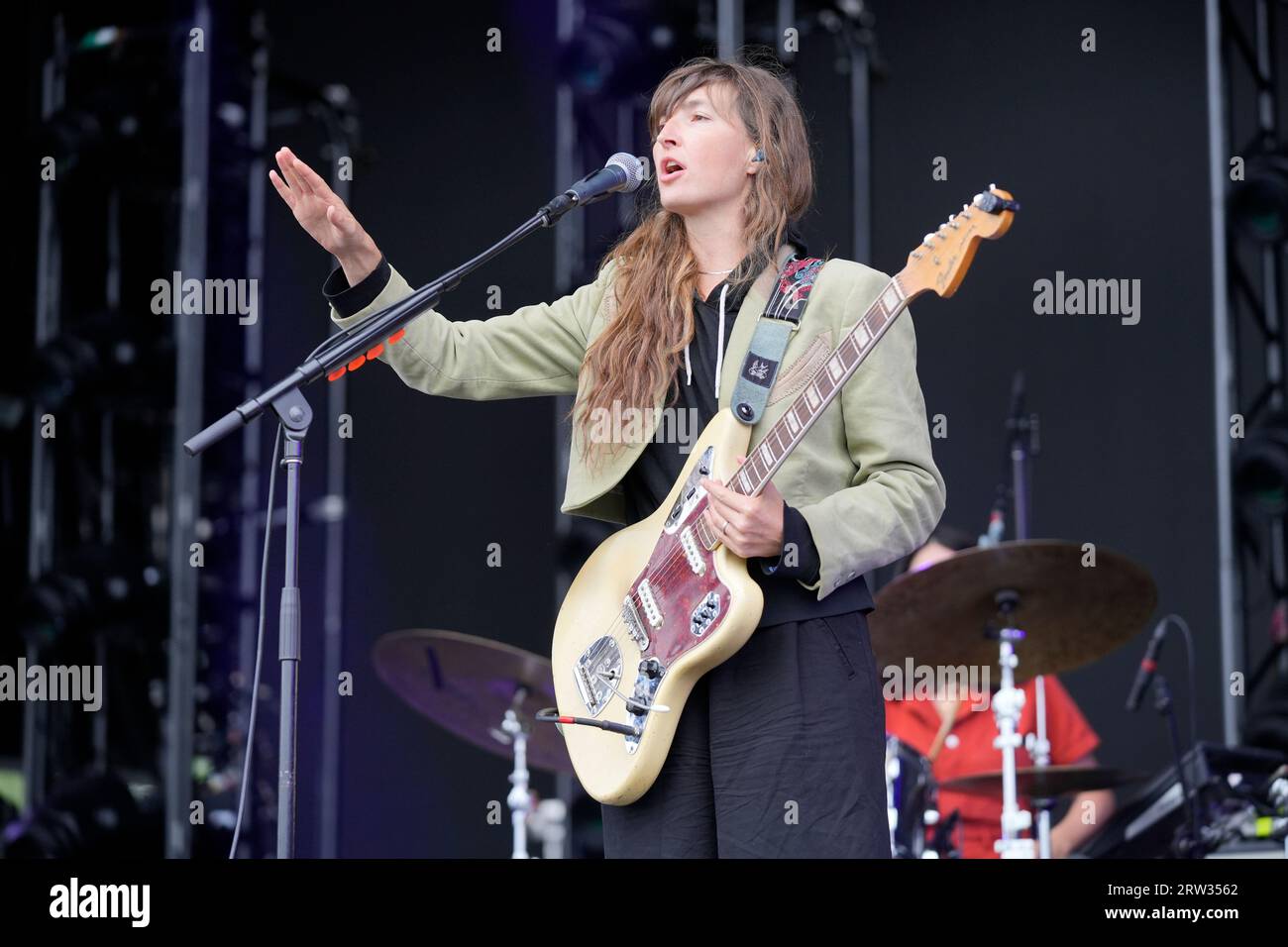 Emily Kokal of the band Warpaint performs on day two of Riot Fest on ...