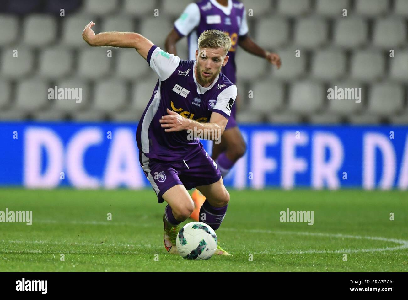 Antwerp, Belgium. 16th Sep, 2023. Beerschot's Tom Reyners pictured in ...