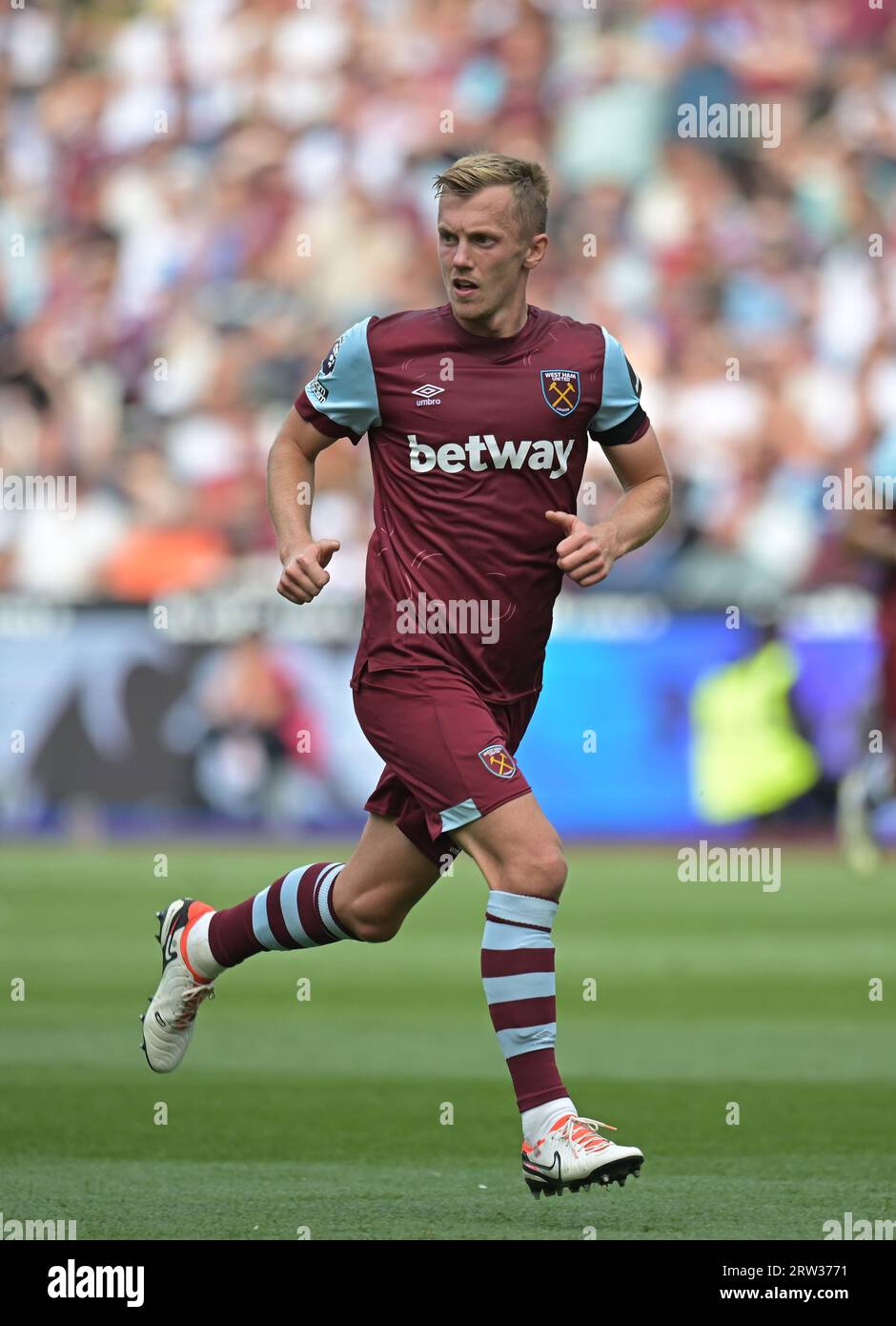 London, UK. 16th Sep, 2023. James Ward-Prowse of West Ham Utd during ...