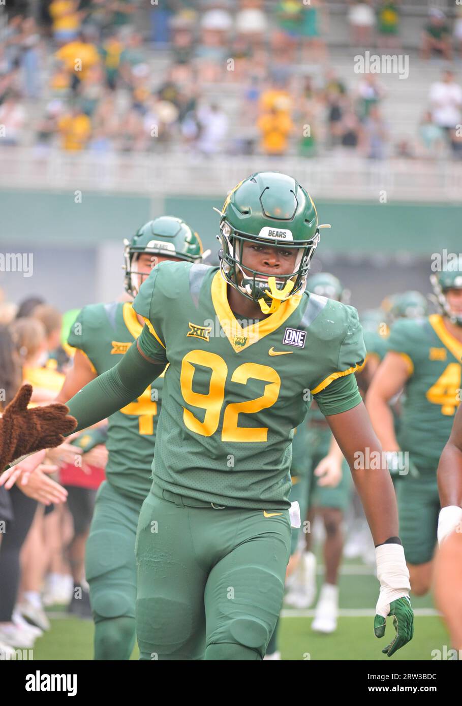 Waco, USA. 16th Sep, 2023. September 16 2023: Baylor Bears defensive ...