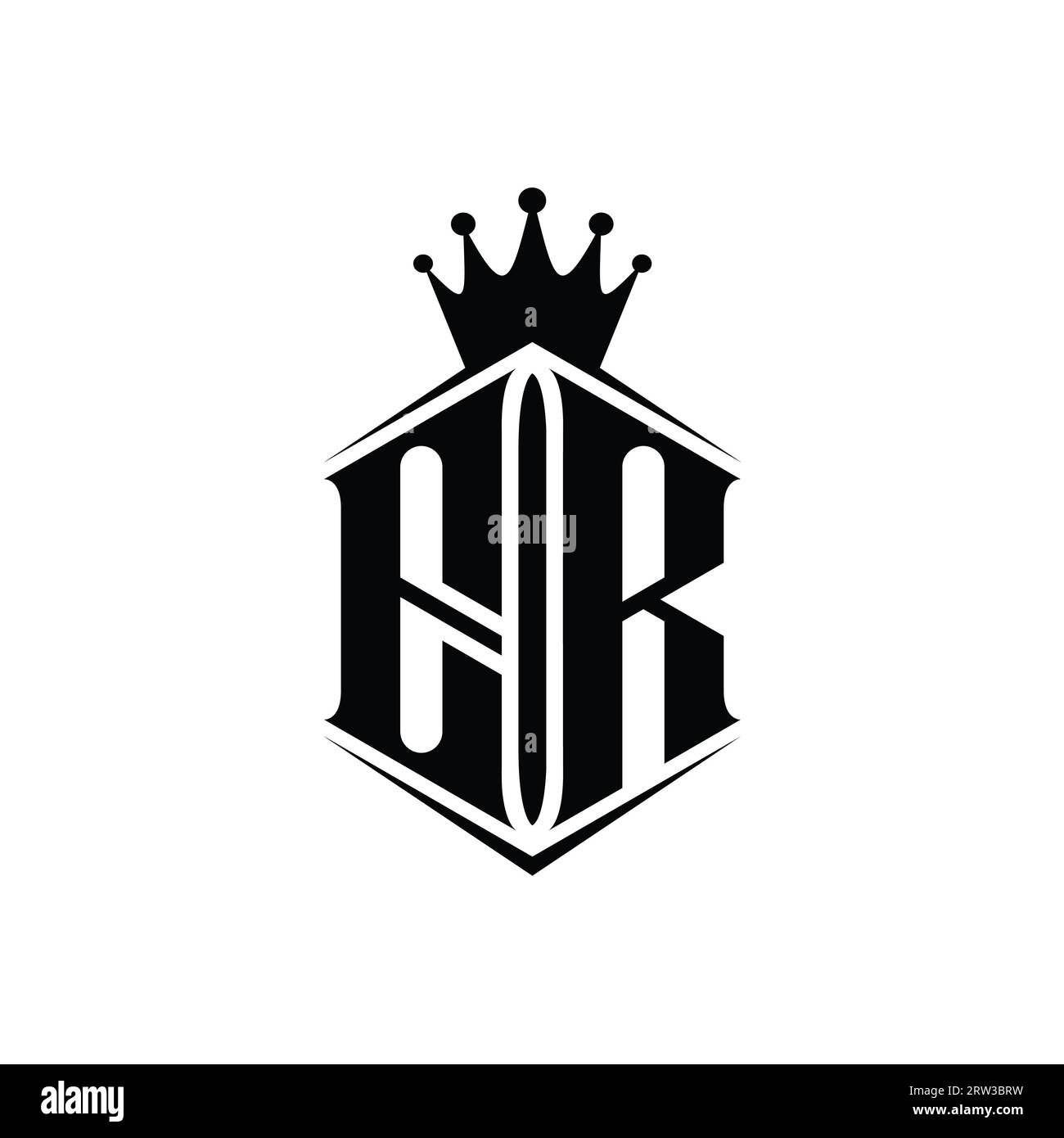 Er crown Cut Out Stock Images & Pictures - Alamy