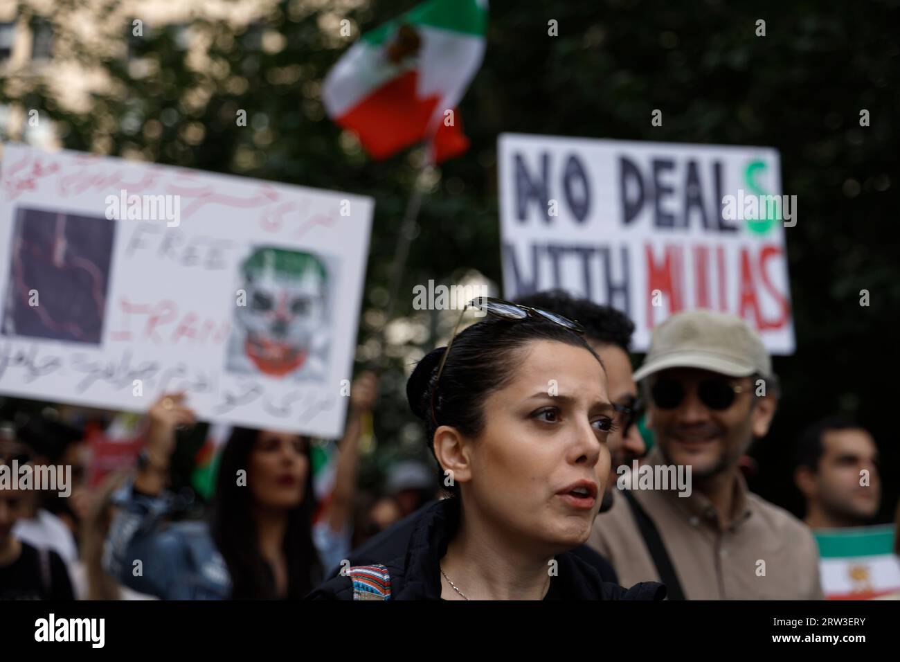 New York City, USA. 16th Sep, 2023. Hundredths march from lower ...