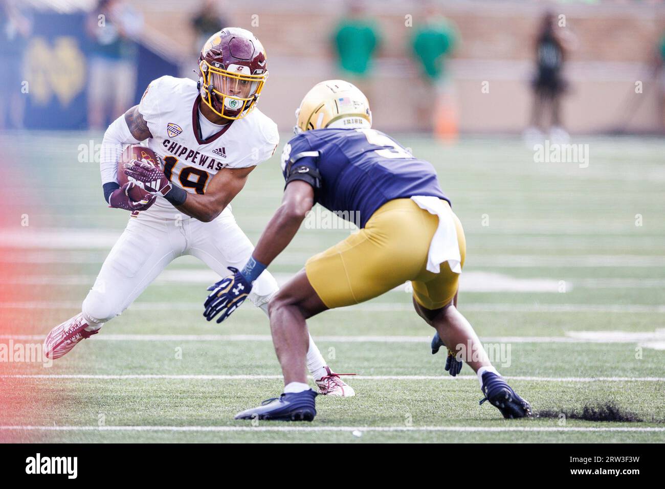 September 16, 2023: Central Michigan wide receiver Tyson Davis (19 ...