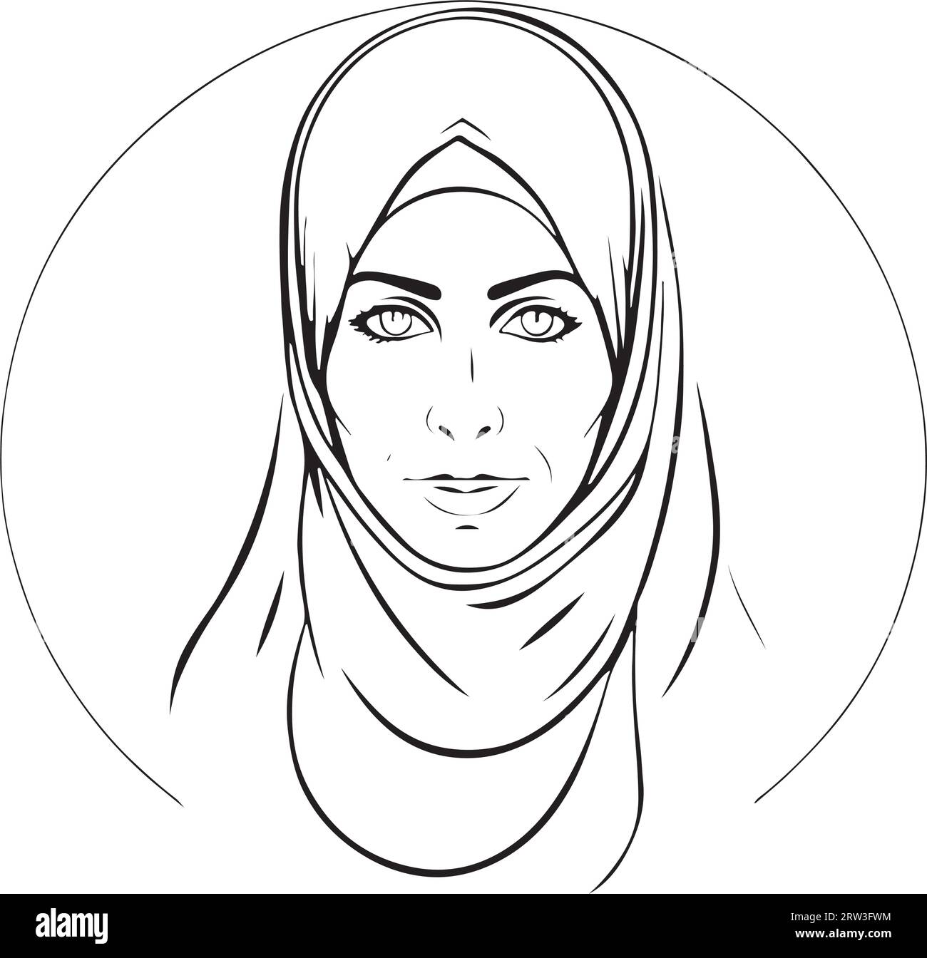 Beautiful lovely vector art muslim woman logo Stock Vector Image & Art ... Beautiful lovely vector art muslim woman logo Stock Vector Image & Art ...