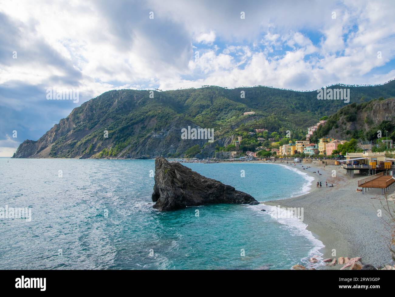 Monterosso beach coastline hi-res stock photography and images - Alamy